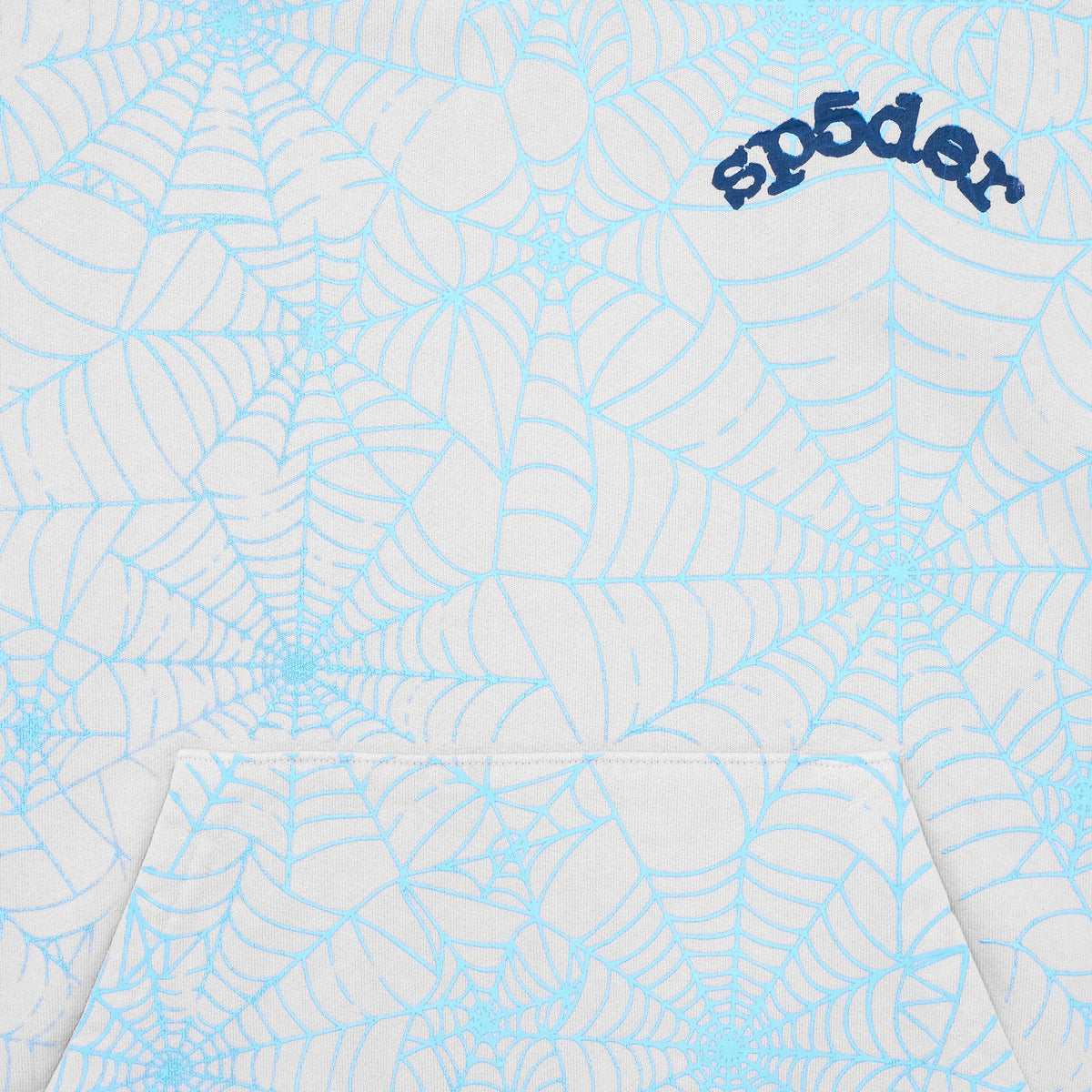 Blue Aop Web Hoodie Sp5der King Spider