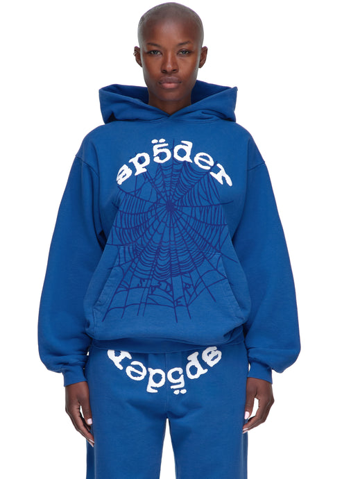 BLUE LEGACY HOODIE | SP5DER | KING SPIDER