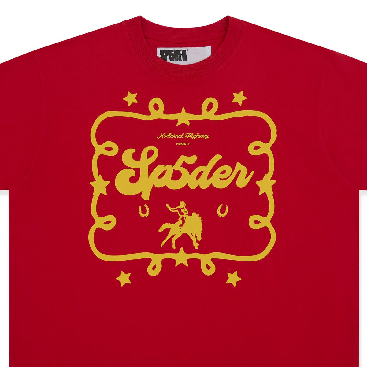 RED RODEO POSTER TEE | KING SPIDER | SP5DER