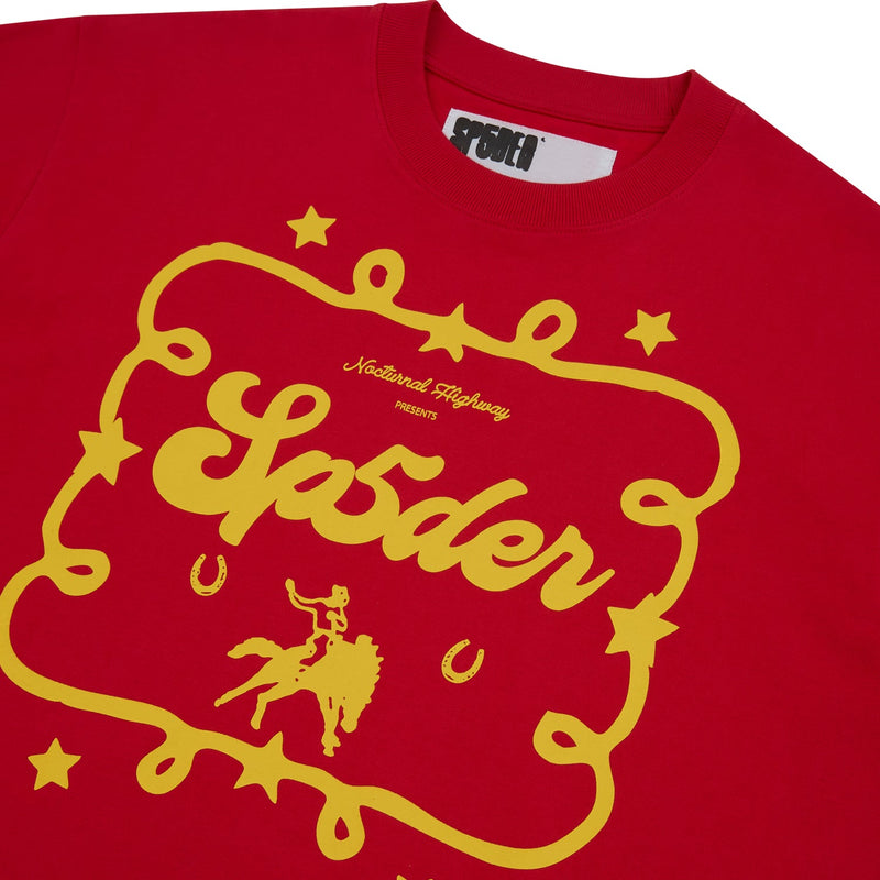 RED RODEO POSTER TEE | KING SPIDER | SP5DER